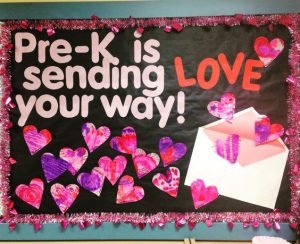 Valentines Day Bulletin Board Ideas - Sweetheart diy kids school craft